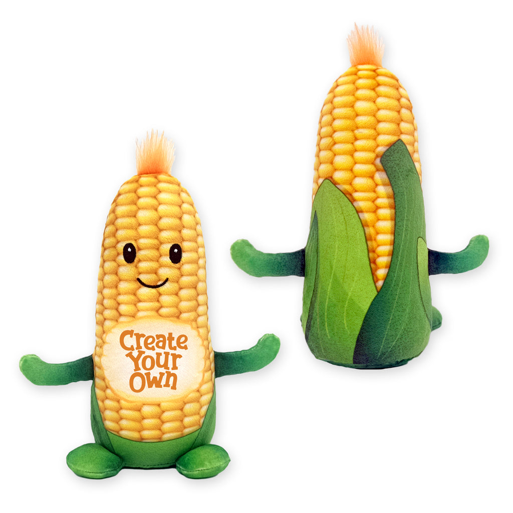 7" Create Your Own Corn Cob Squishy — Plushology®