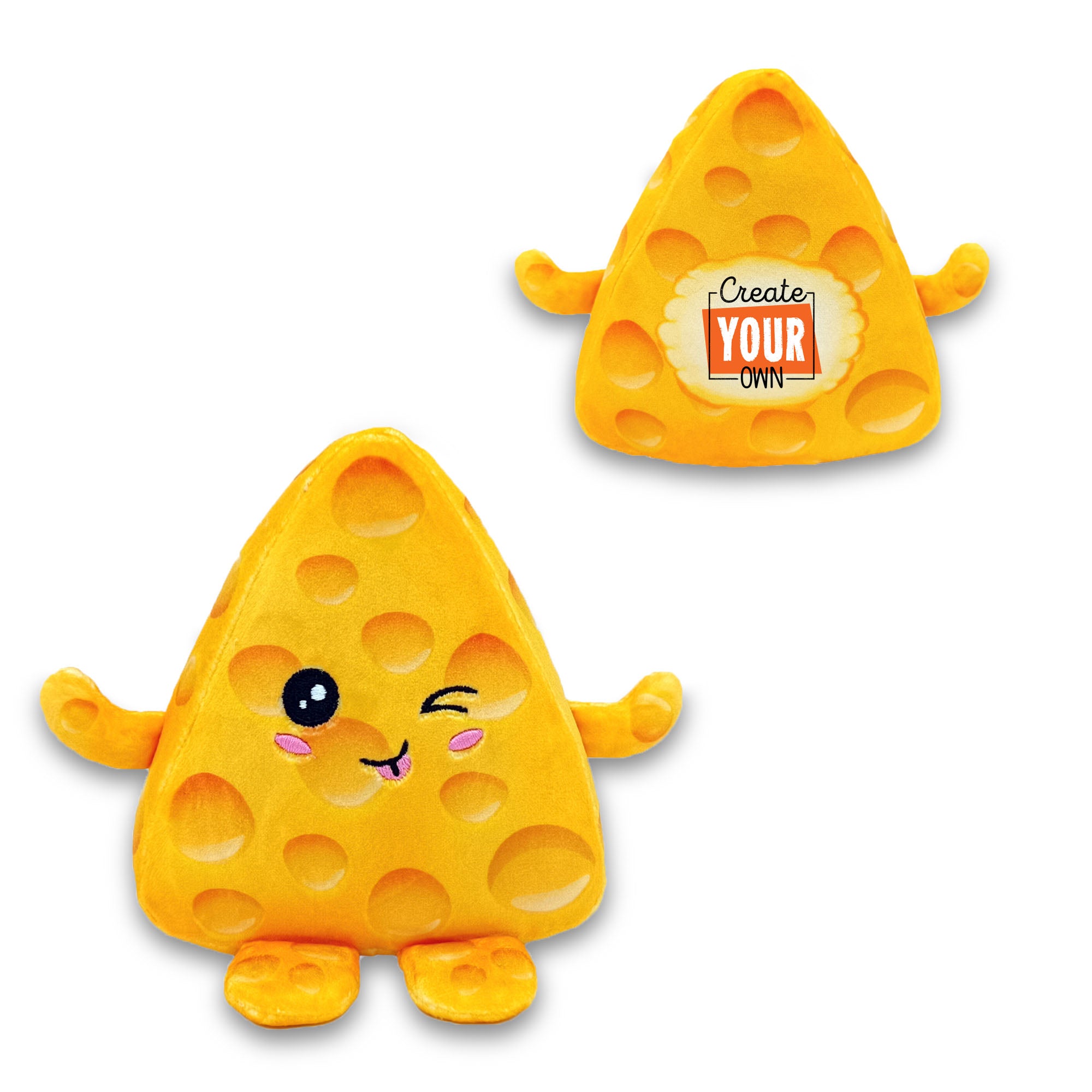 5" Create Your Own Cheese Squishy Plush — Plushology®