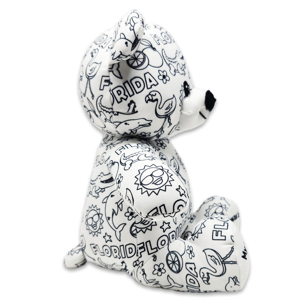 8.5" Florida Color Me Plush™ Teddy — Plushology®