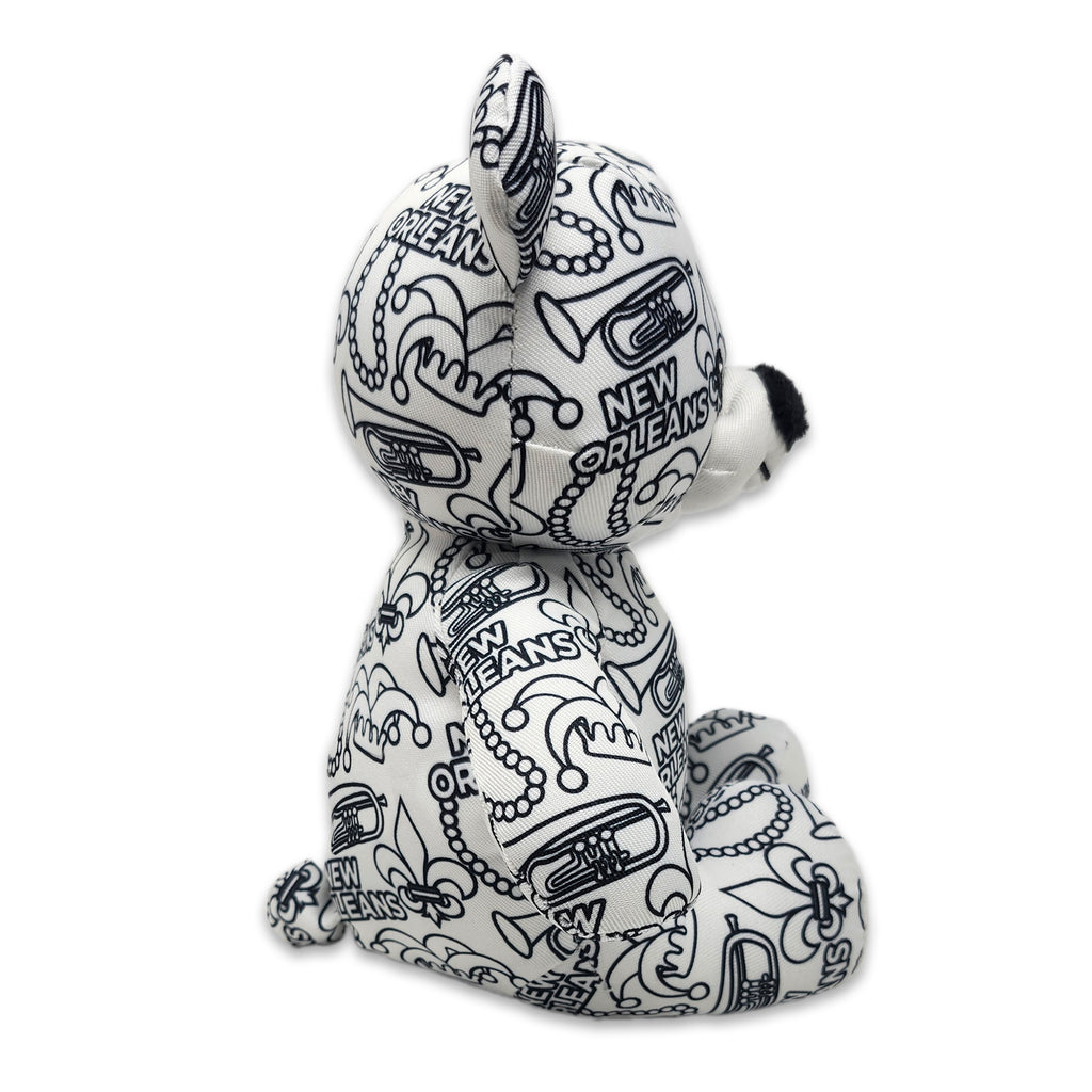 8.5" New Orleans Color Me Plush™ Teddy — Plushology®