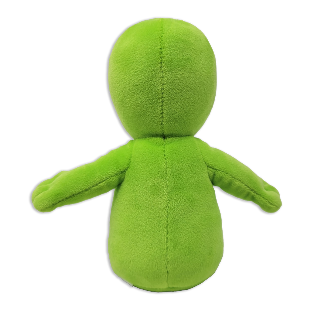 Squishy Green Alien Plush Sitting 6" Tall — Plushology®