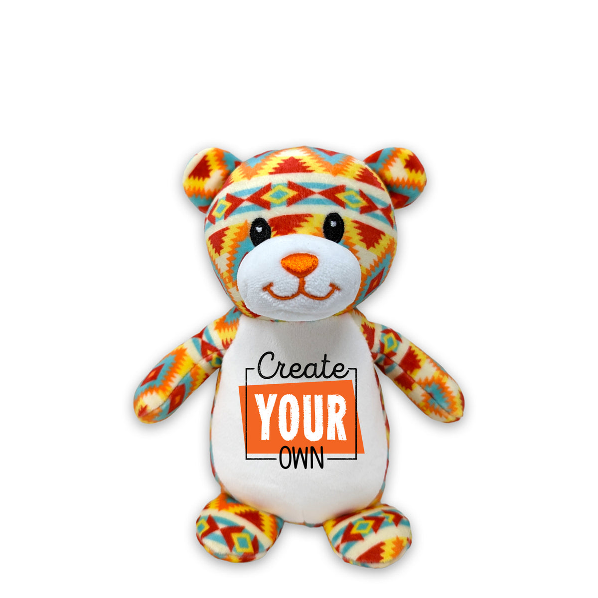 6" Create Your Own Tribal Teddy Bear Squishy — Plushology®